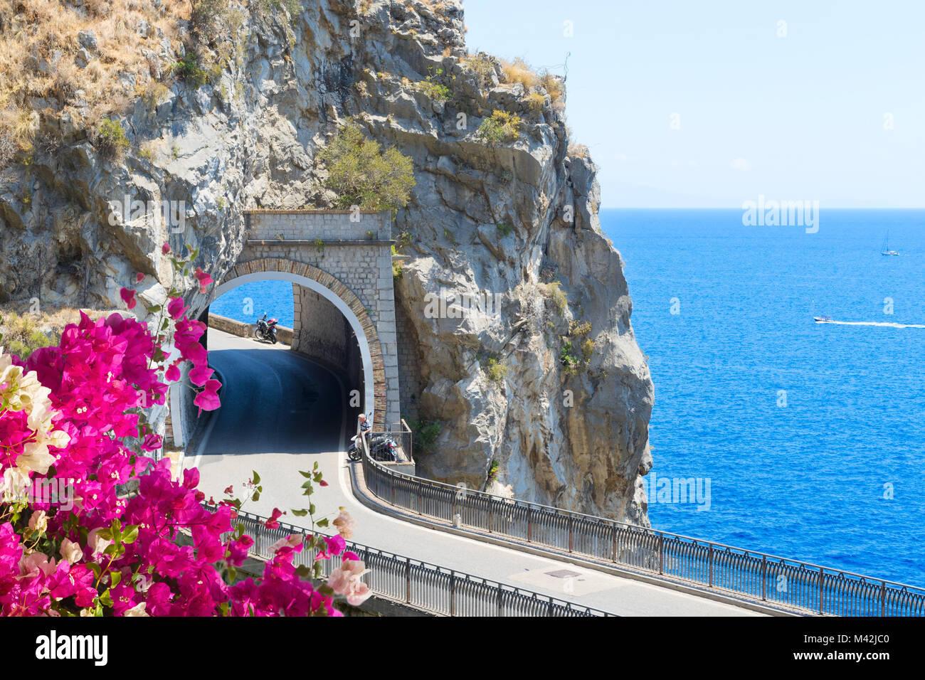Amalfi drive italy coastal road hi-res stock photography and images - Alamy