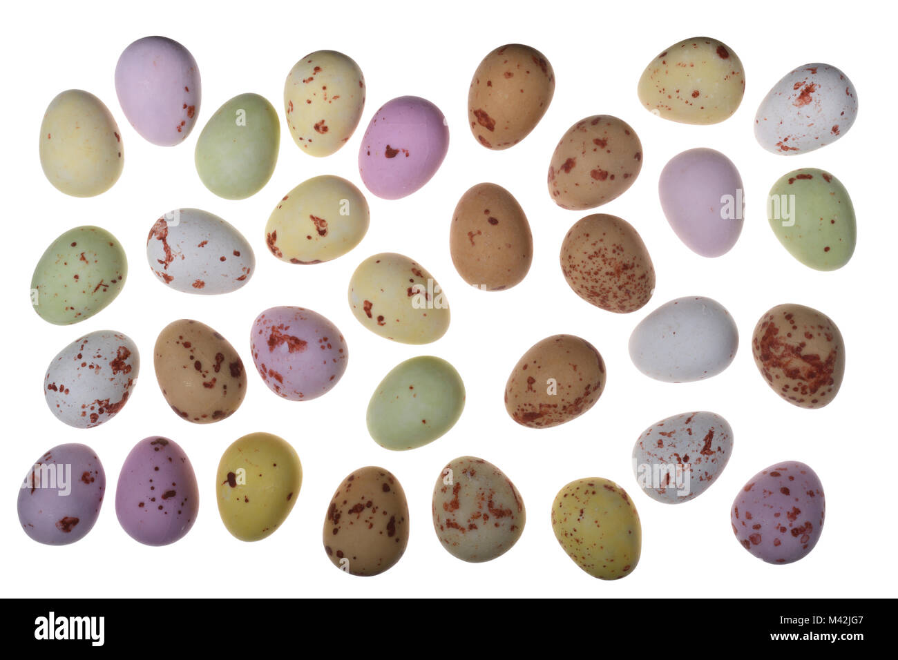 Mini chocolate eggs Stock Photo - Alamy