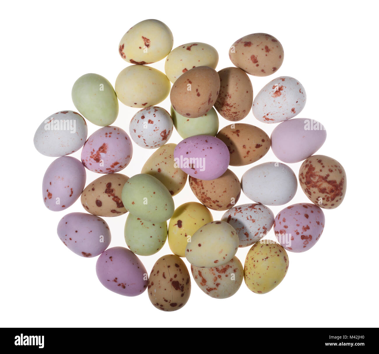 Mini chocolate eggs Stock Photo - Alamy