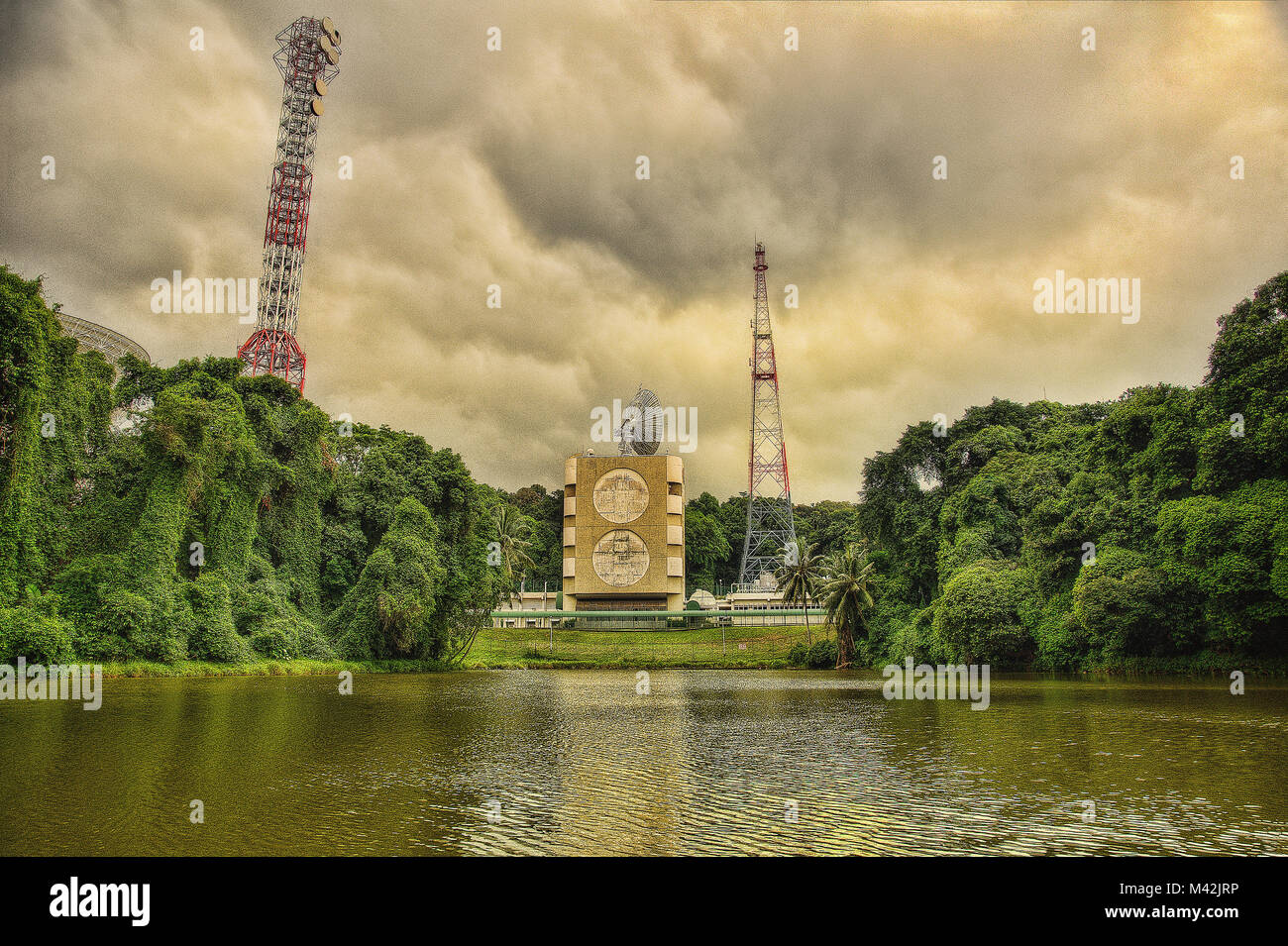 Sentosa Island Radio Tower taken in 2015 Stock Photo - Alamy
