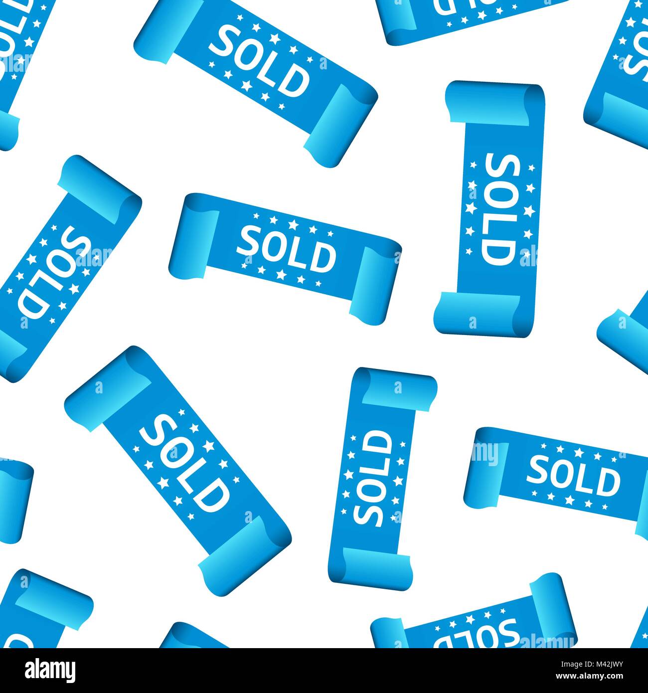 Sold ribbon seamless pattern background. Business flat vector ...