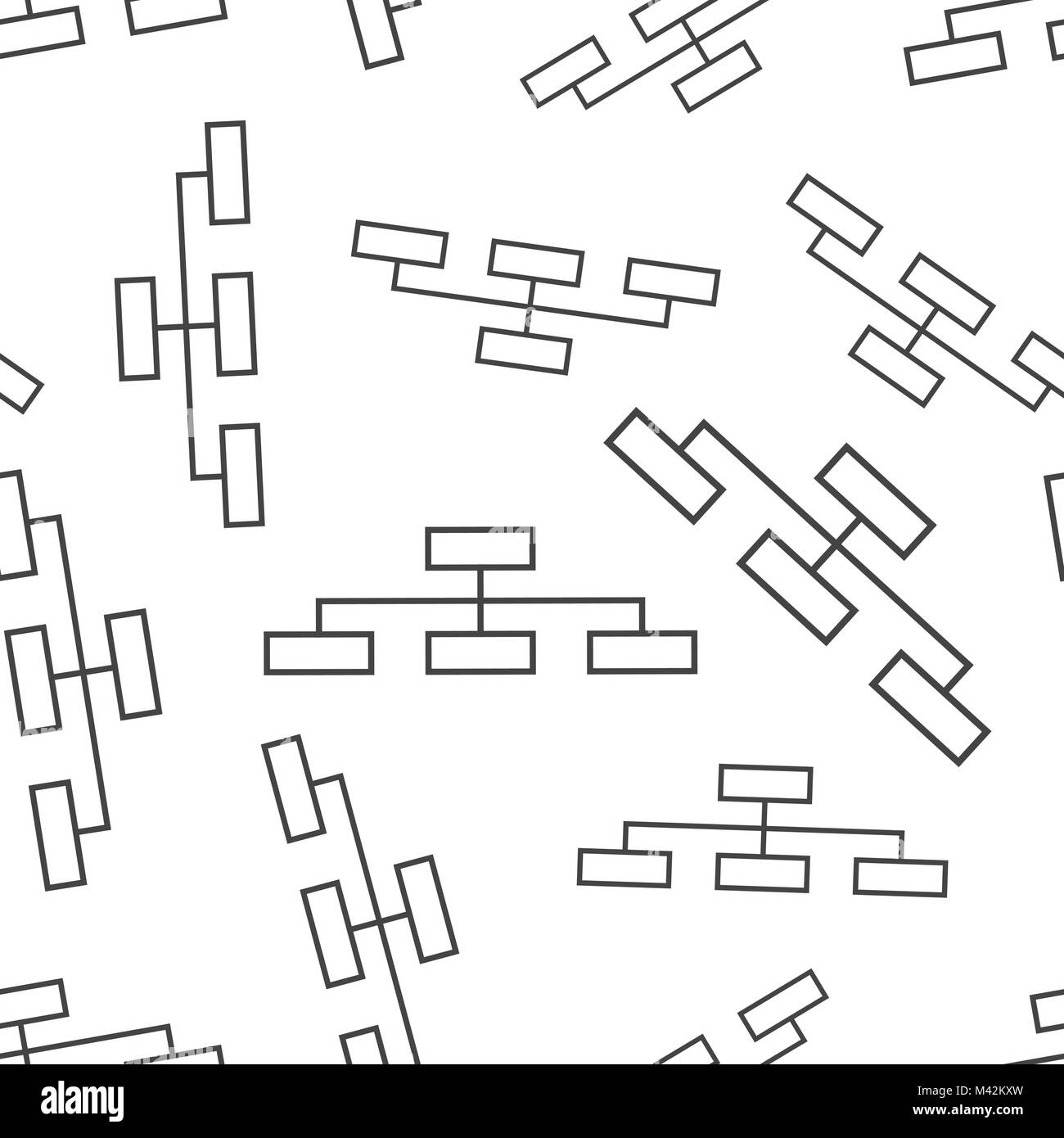 Business structure sign seamless pattern background. Business flat ...