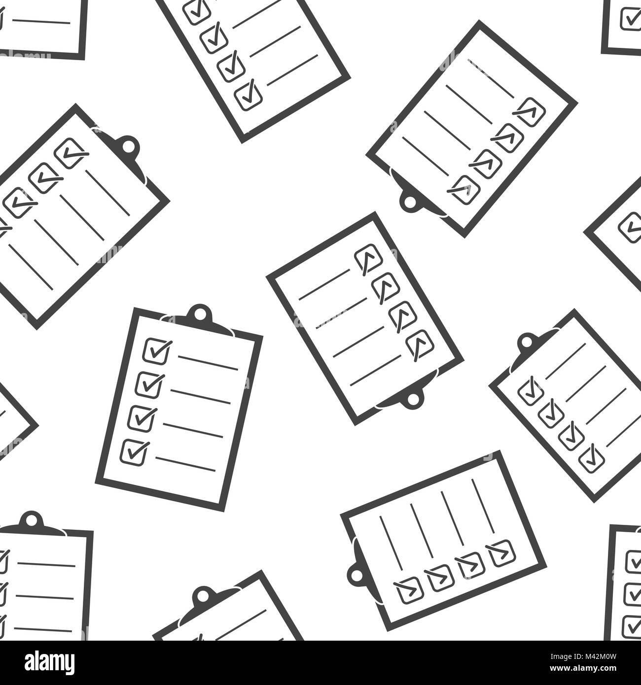 To do list seamless pattern background. Business flat vector ...