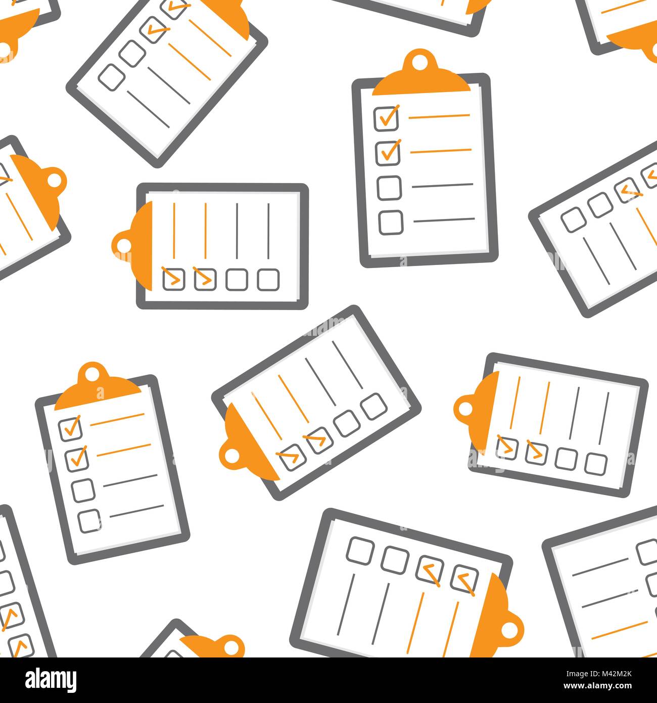 To do list seamless pattern background. Business flat vector ...