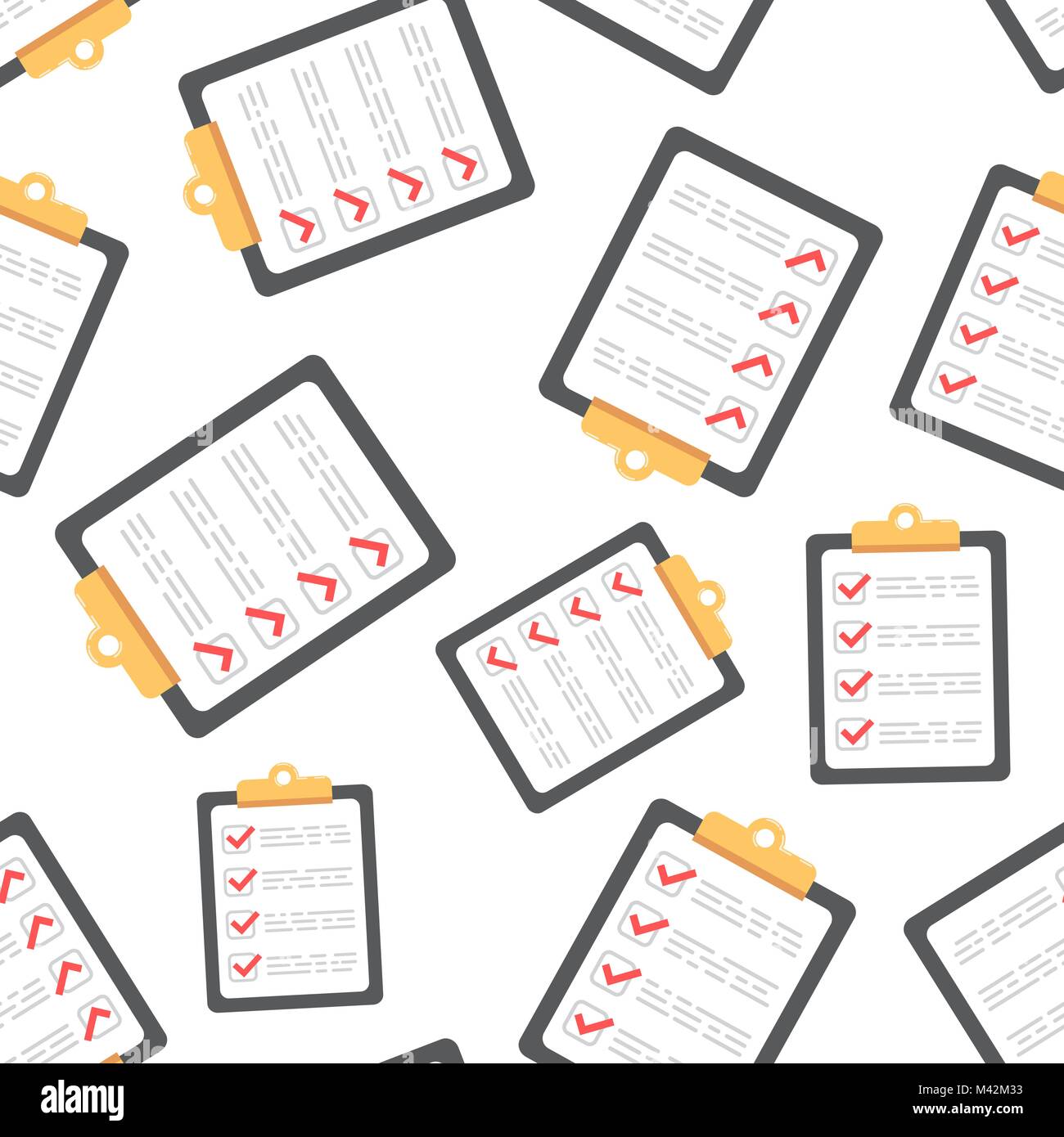 To do list seamless pattern background. Business flat vector ...