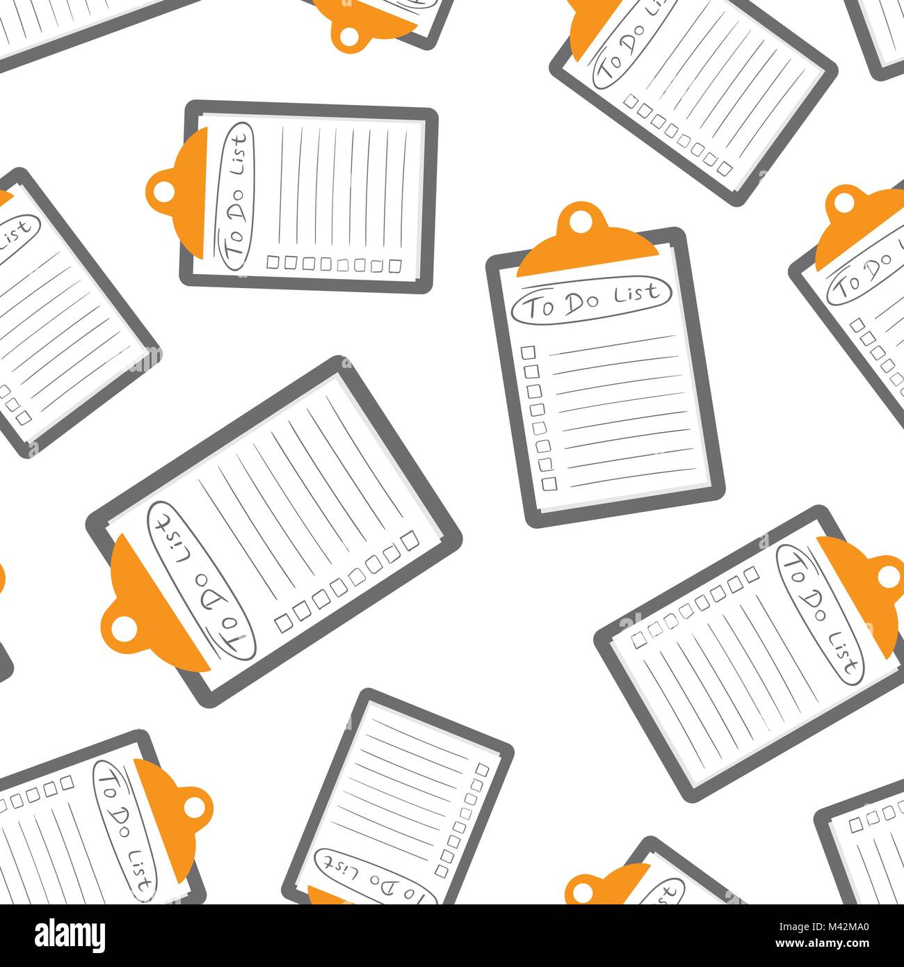 To do list icon with hand drawn text seamless pattern background ...
