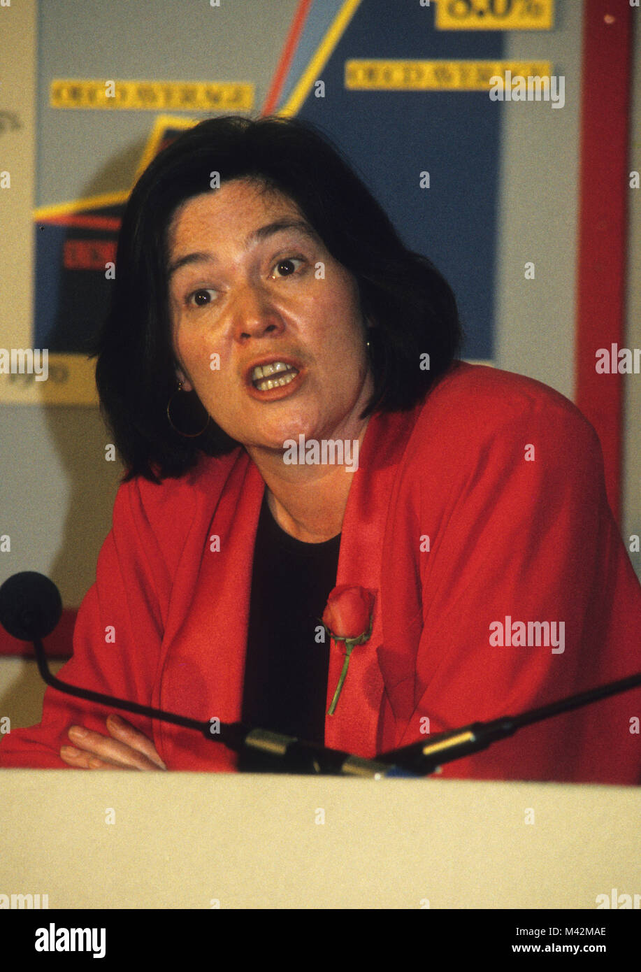 Clare Short MP 1986 Stock Photo - Alamy
