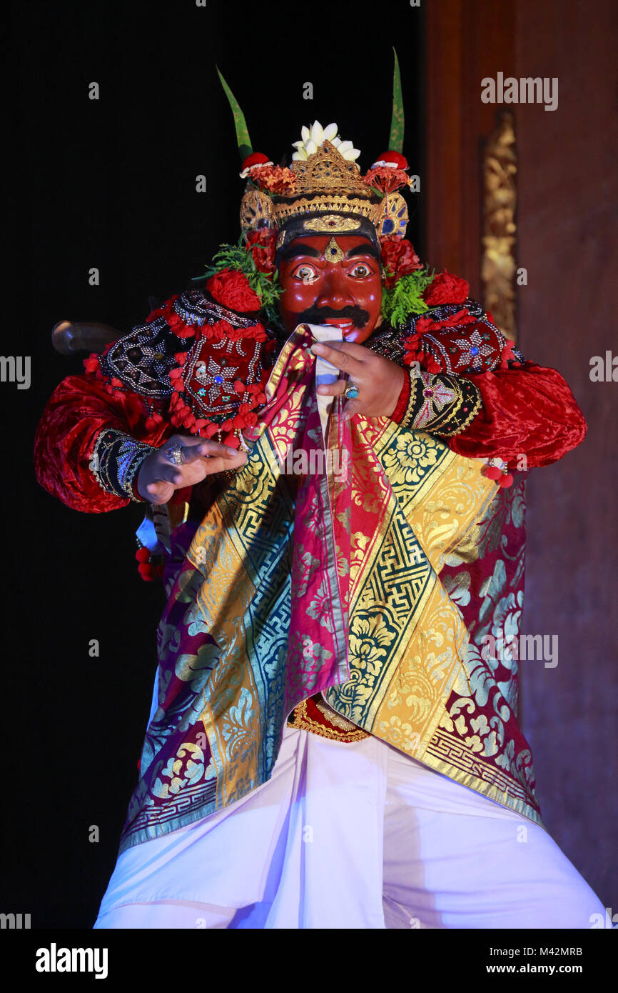 Legong dancer performing traditional Legong dance in Ubud Palace.Ubud ...