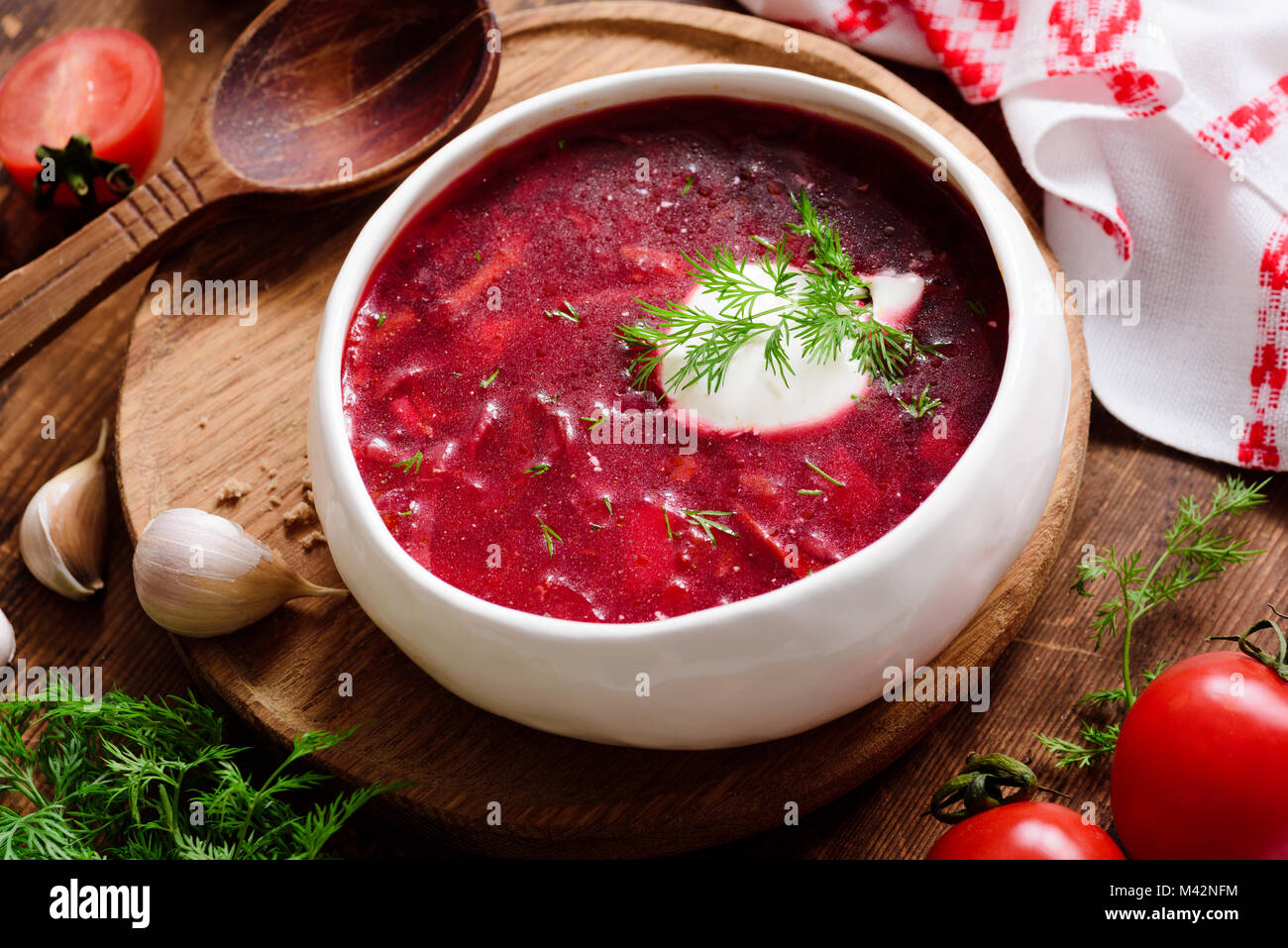 Borscht ukraine dill hi-res stock photography and images - Alamy