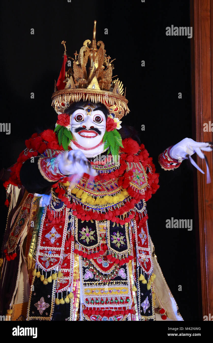 A group of youg Legong dancer performing in Ubud Palace.Ubud, Bali ...