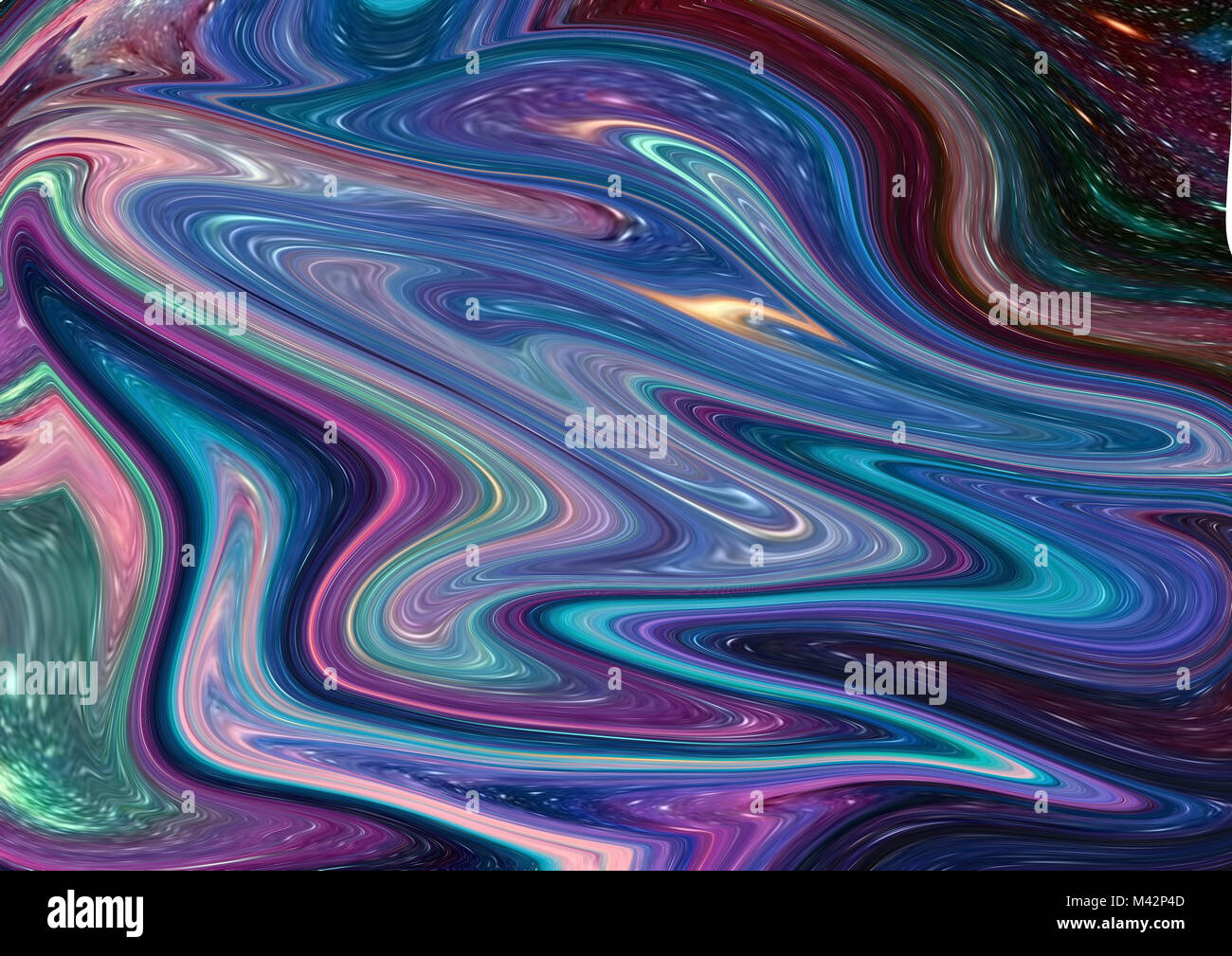 Abstract painting cosmic marble artwork. Modern art. Marbled pattern ...