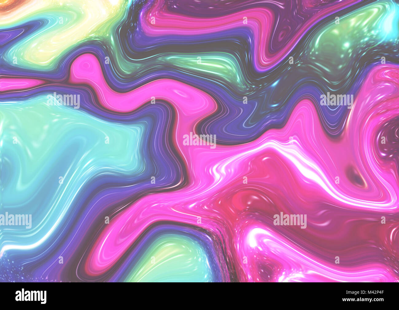 Abstract painting cosmic marble artwork. Modern art. Marbled pattern ...