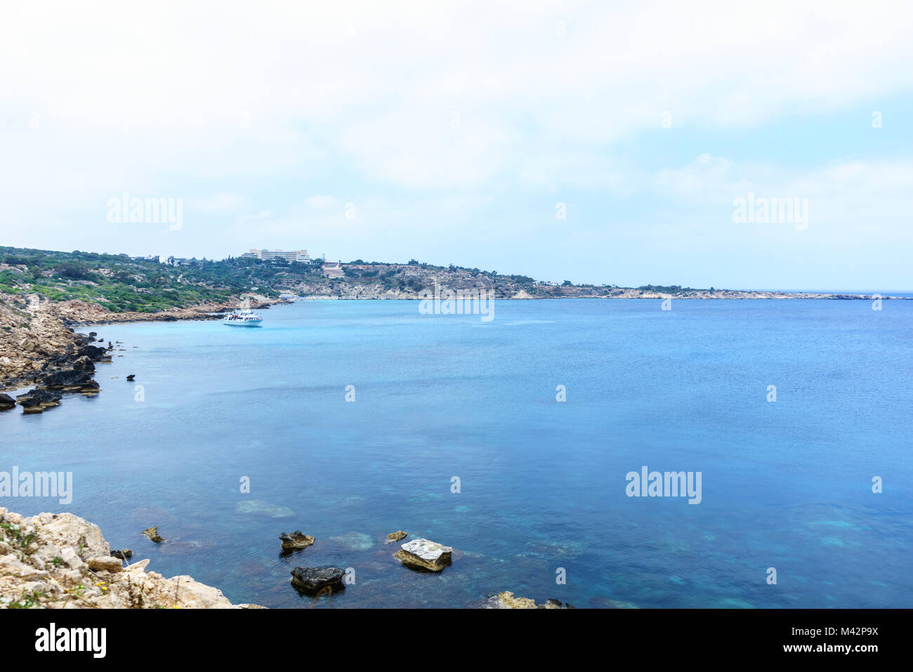 Sea view from the park Cavo Greco in Ayia Napa Stock Photo - Alamy