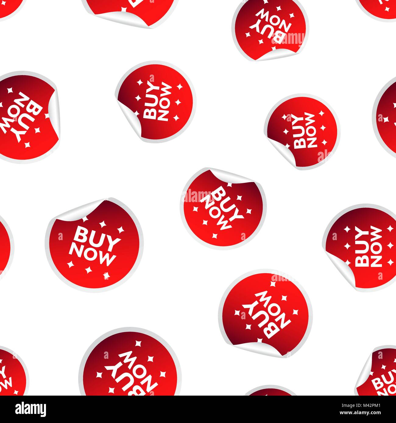Buy now sticker seamless pattern background. Business flat vector ...