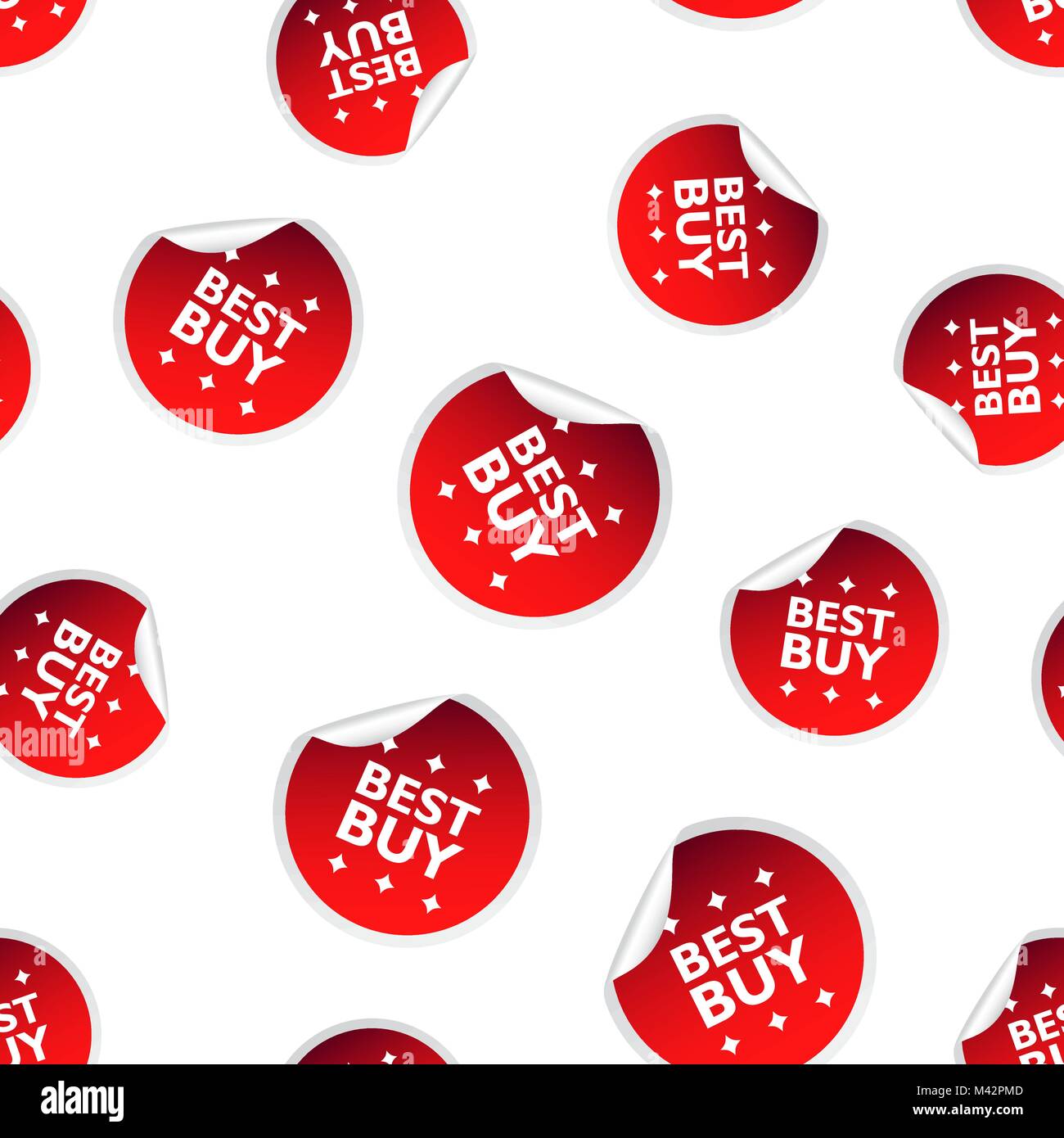 Best buy sticker seamless pattern background. Business flat vector ...