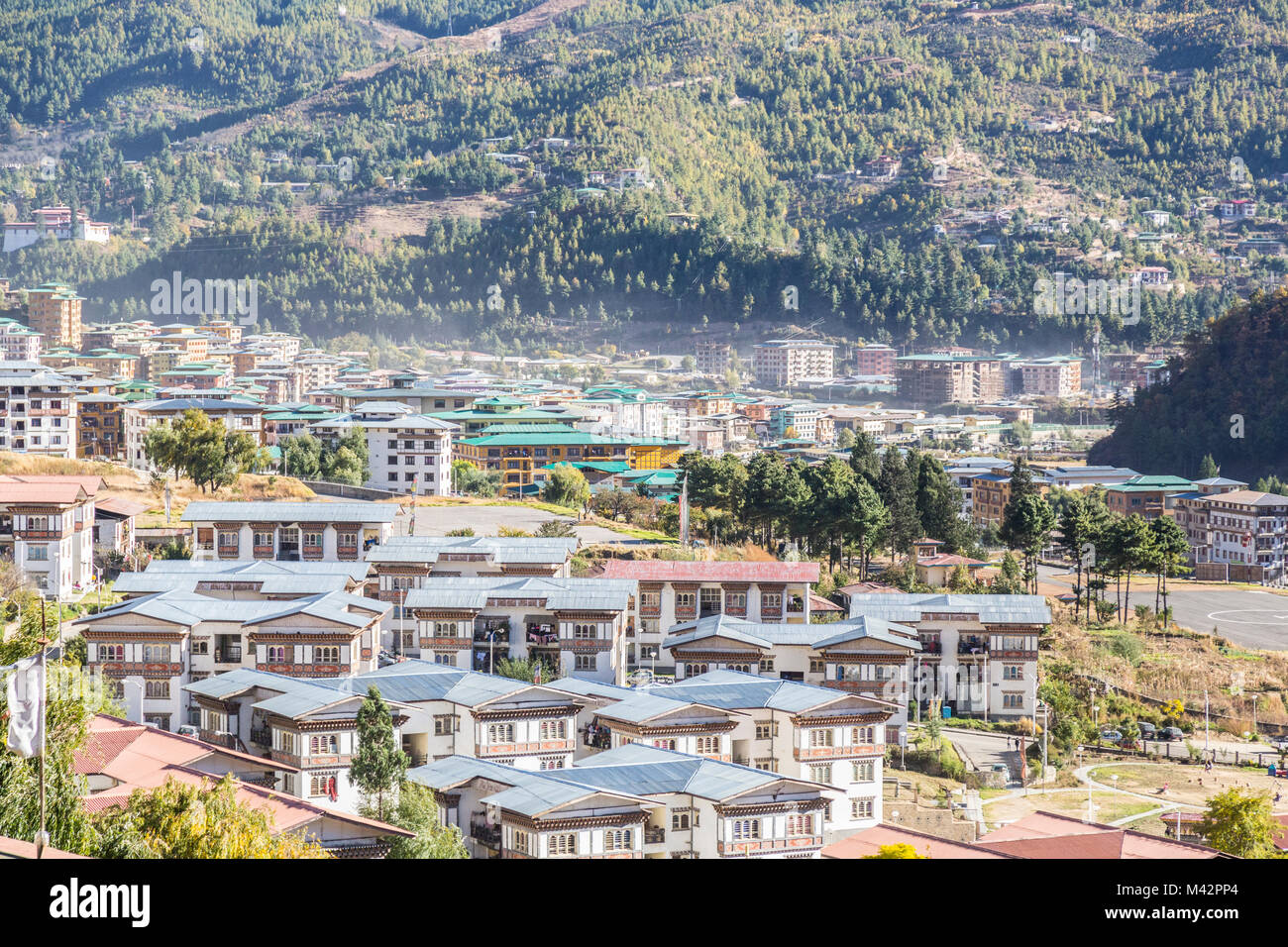 Thimphu, Bhutan. View of the City Stock Photo - Alamy