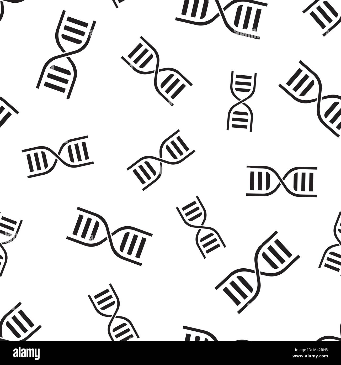 Dna seamless pattern background. Business flat vector illustration ...