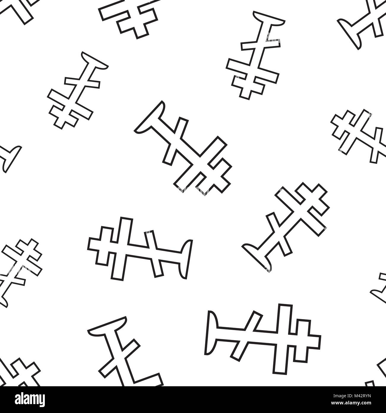 Halloween grave seamless pattern background. Business flat vector ...