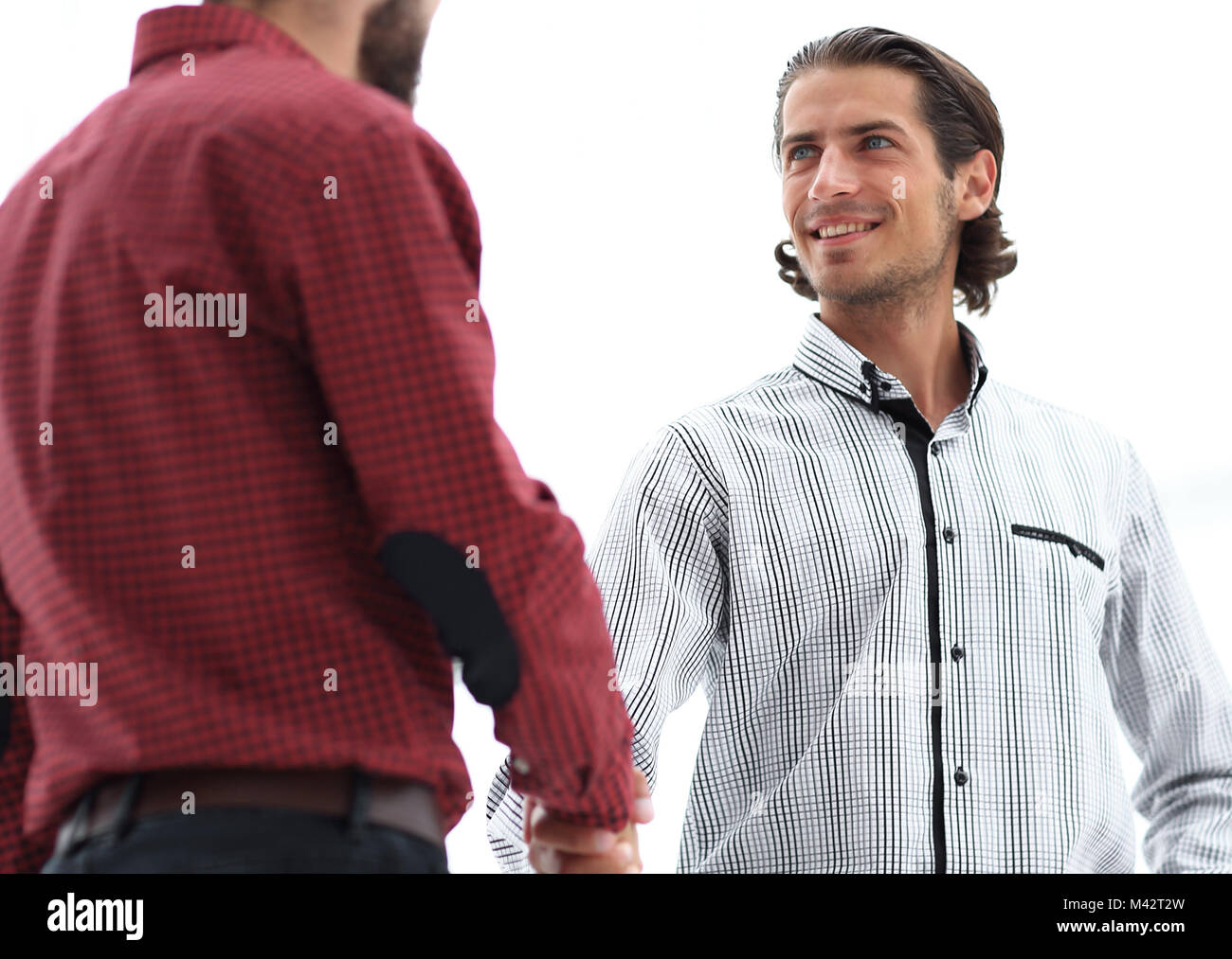 handshake members of the business team Stock Photo - Alamy