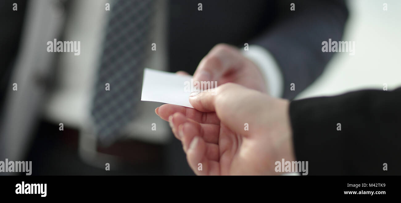 Exchange business card first hi-res stock photography and images - Alamy