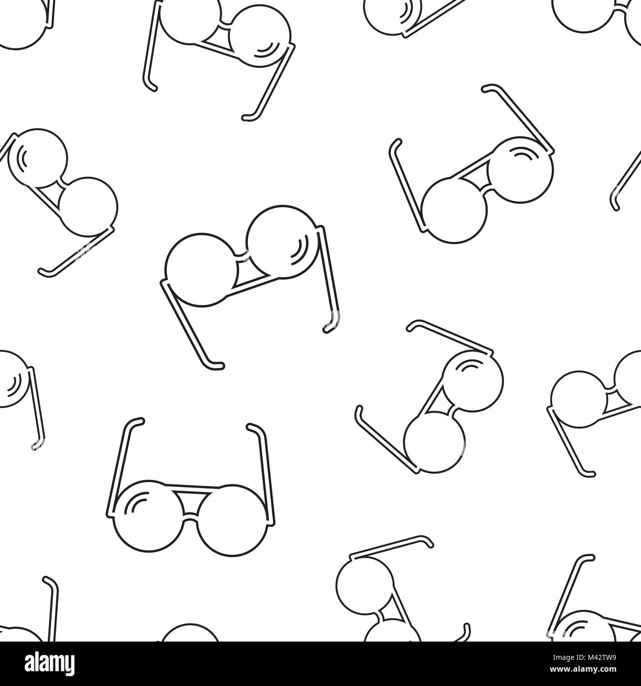 Sunglass seamless pattern background. Business flat vector illustration ...