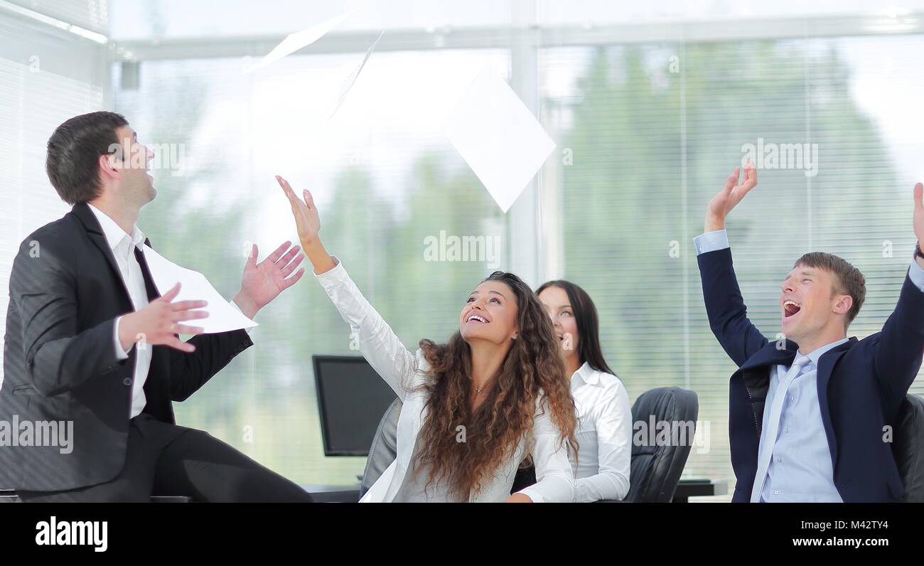 business team celebrating their victory Stock Photo - Alamy