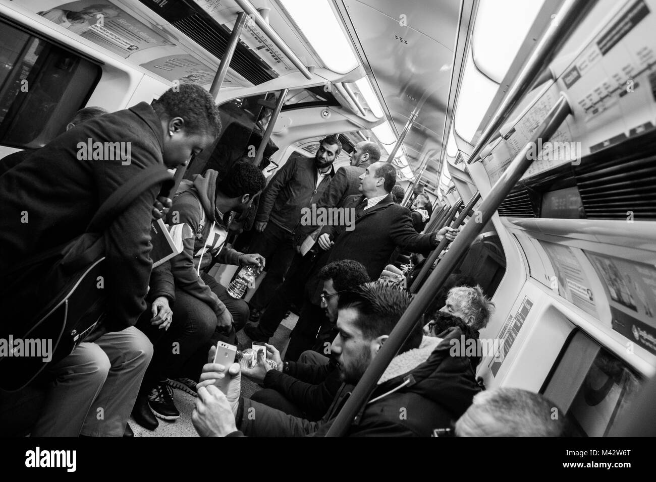 London Underground Tube Train Stock Photo - Alamy