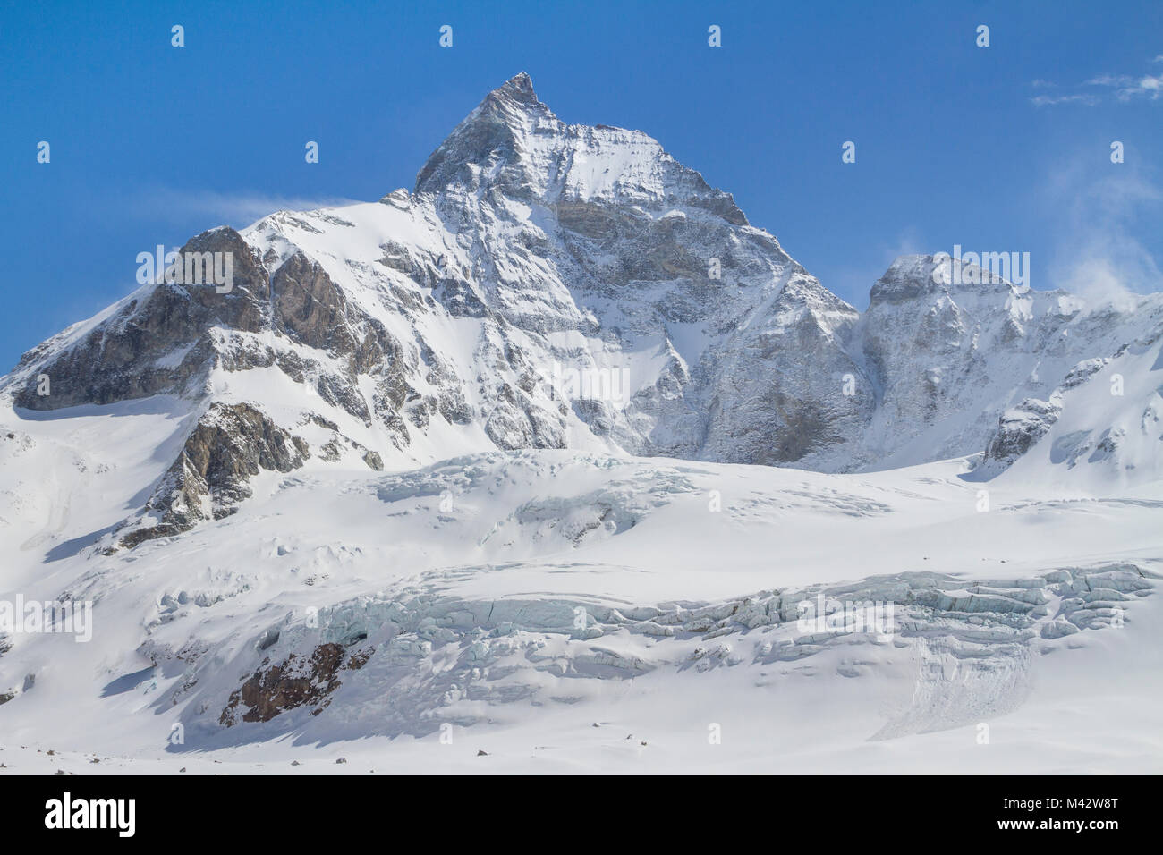 Matterhorn West side view. Zermatt, Switzerland, Europe Stock Photo - Alamy