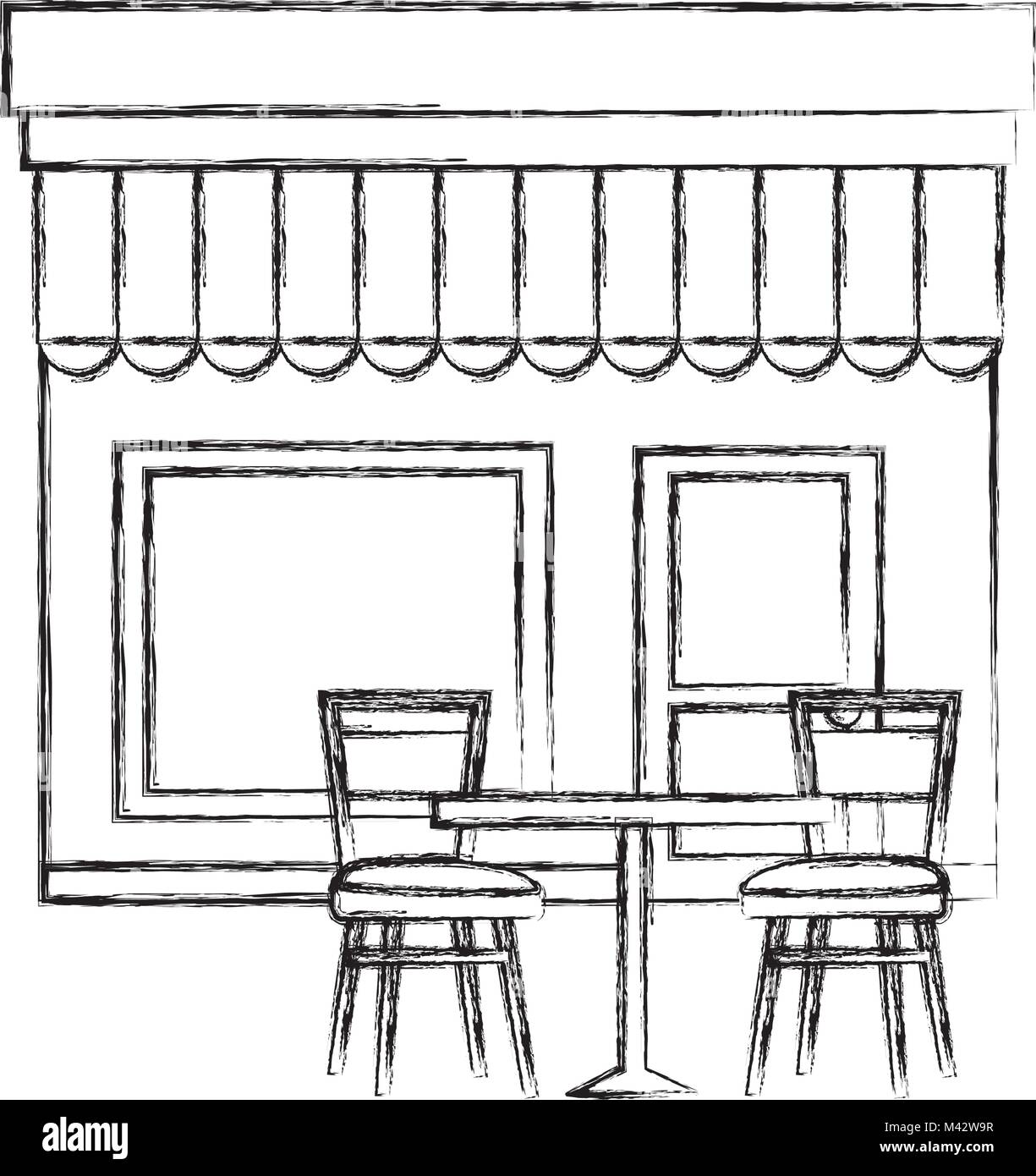 Showcase chairs Stock Vector Images - Alamy