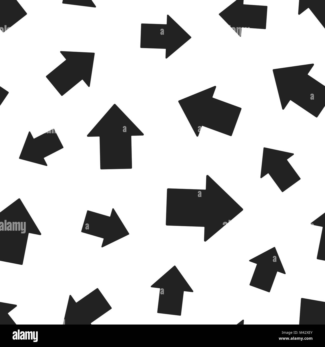 Arrow up seamless pattern background. Business concept vector ...