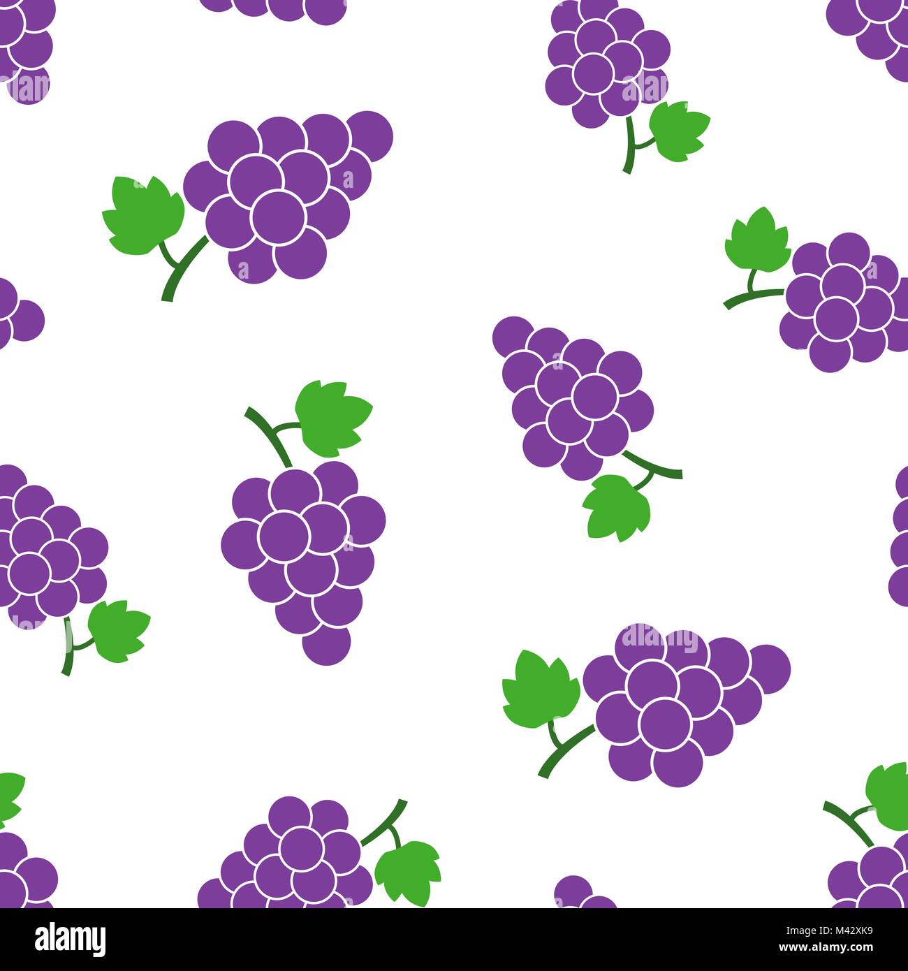 Grape fruit with leaf seamless pattern background. Business concept ...
