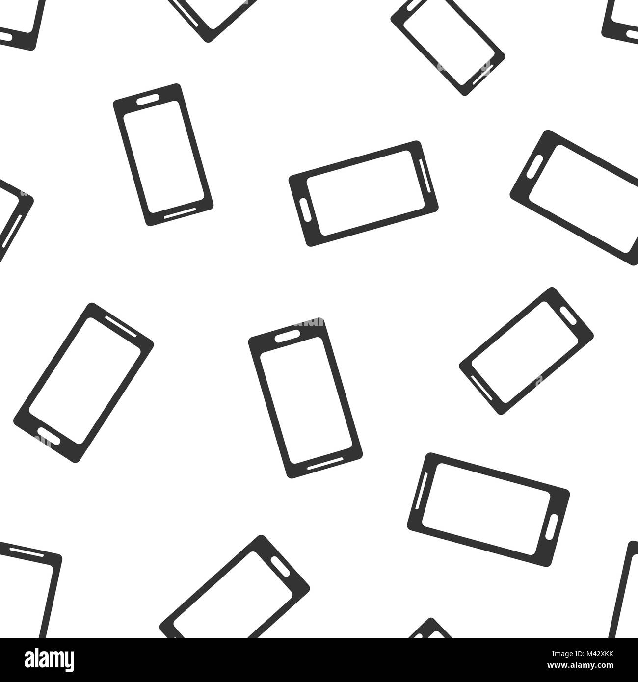 Smartphone seamless pattern background. Business concept vector ...