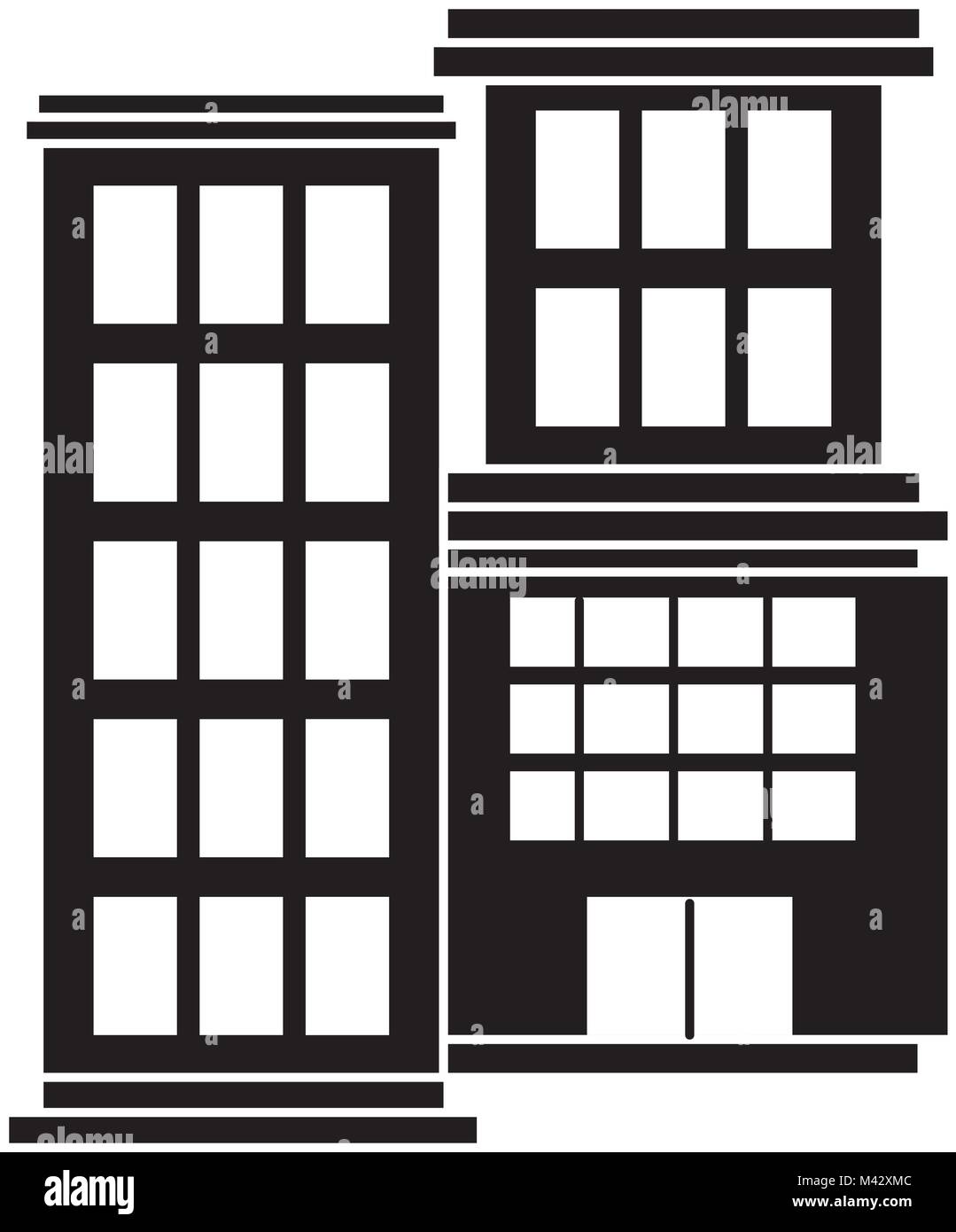 big building facade front vector illustration design Stock Vector Image ...