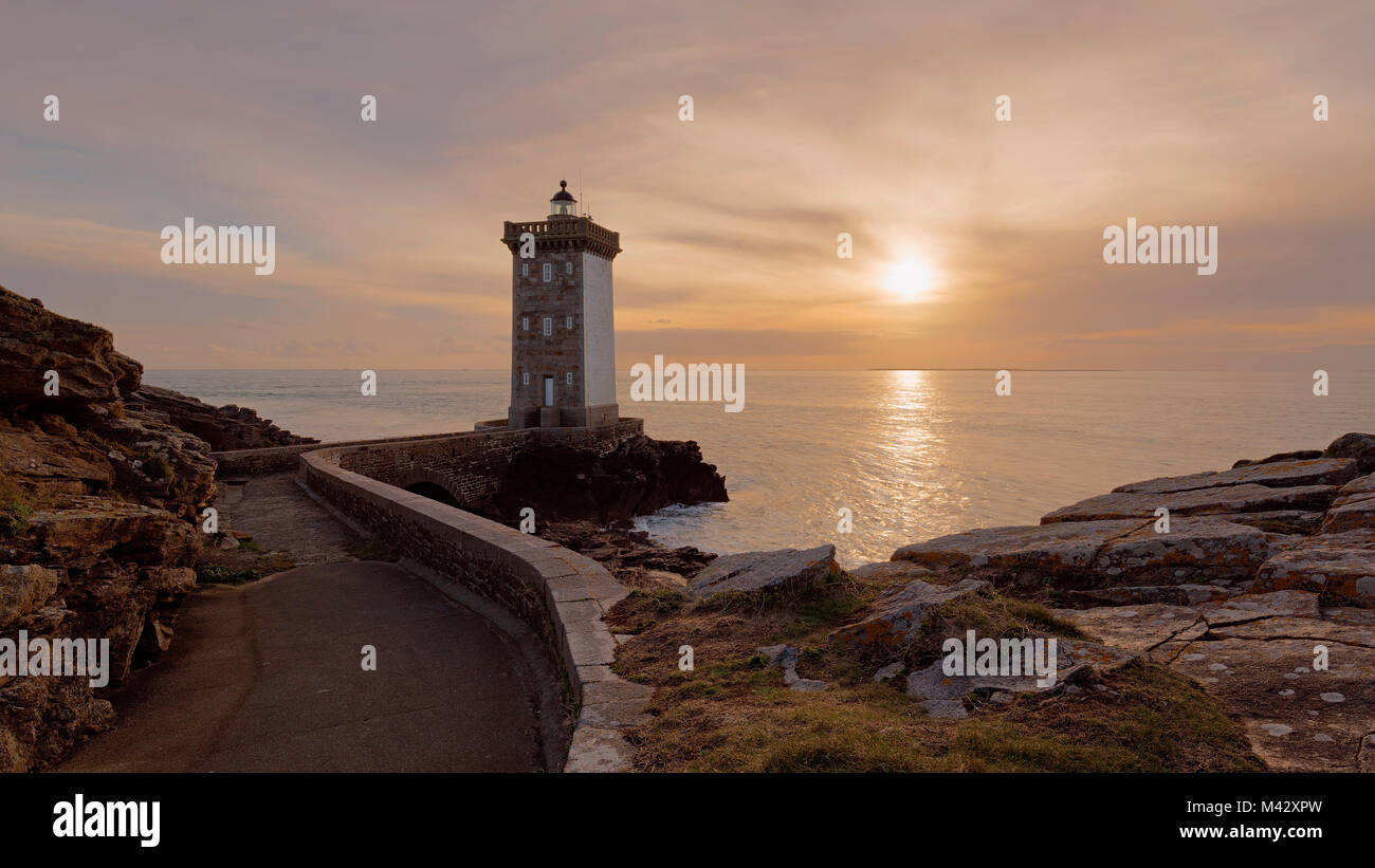 Kermorvan Lighthouse, Le Conquet, Brest, Finistère departement ...