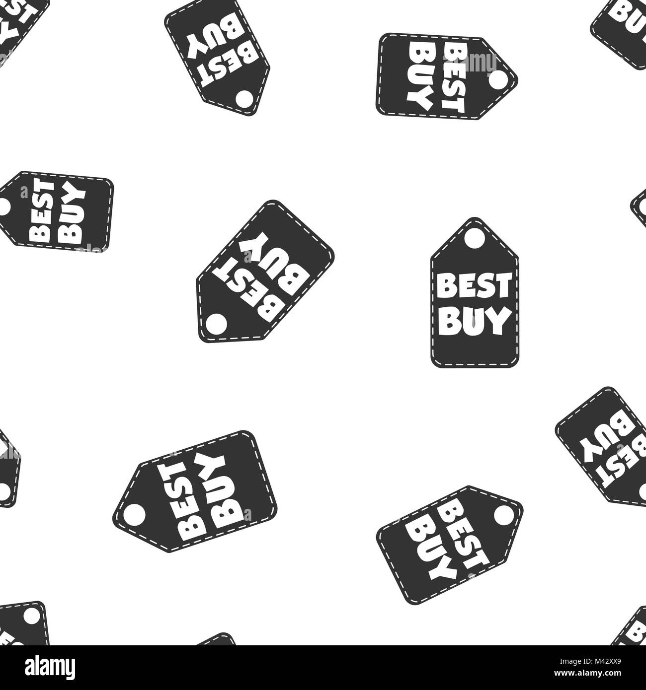 Best buy hang tag seamless pattern background. Business flat vector ...