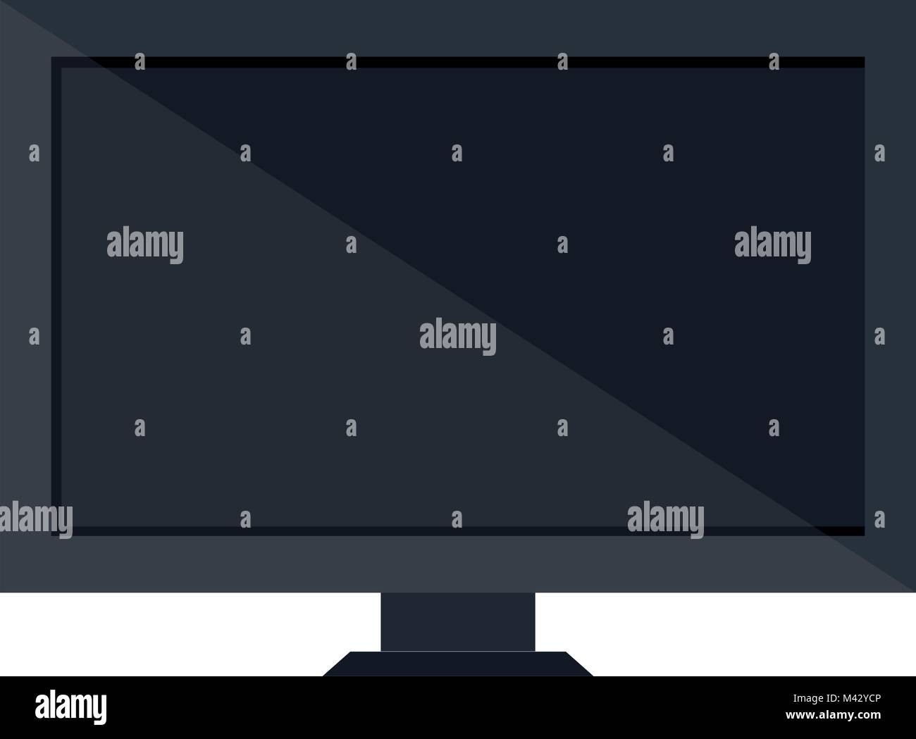 monitor computer display icon Stock Vector Image & Art - Alamy