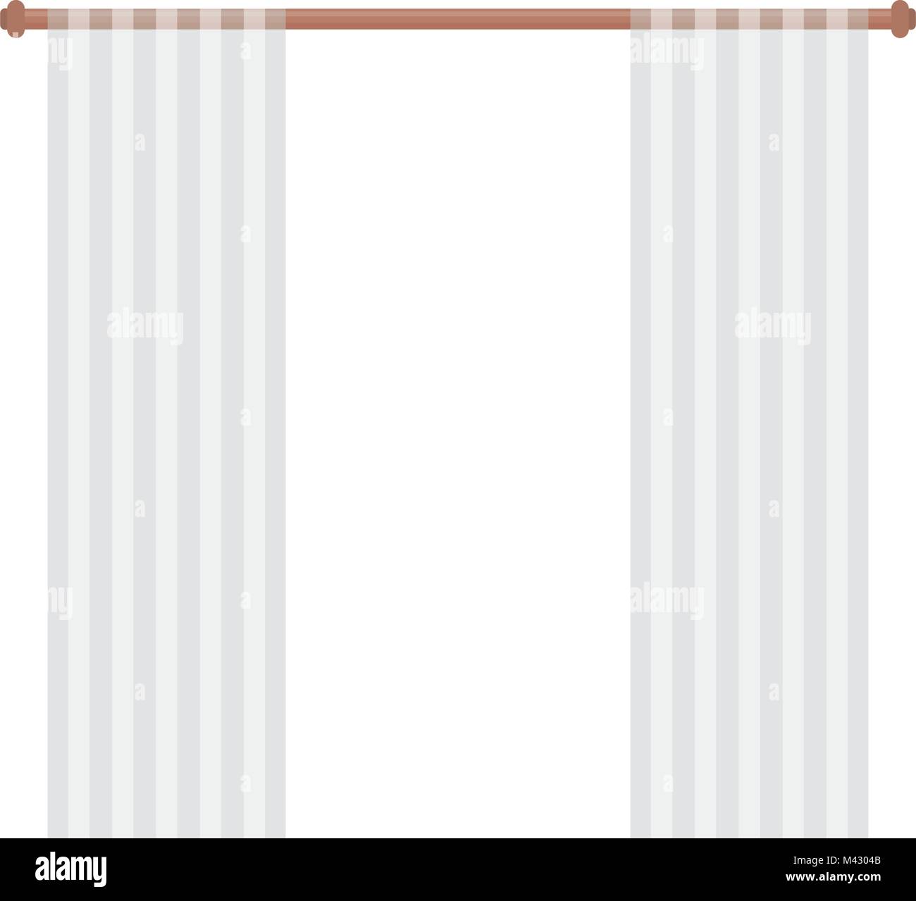window courtain isolated icon Stock Vector Image & Art - Alamy