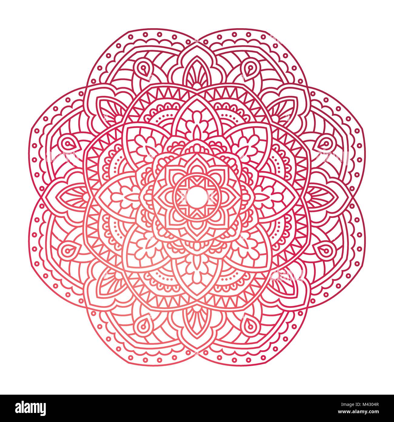 Mandala. Ornamental round pattern Stock Vector Image & Art - Alamy