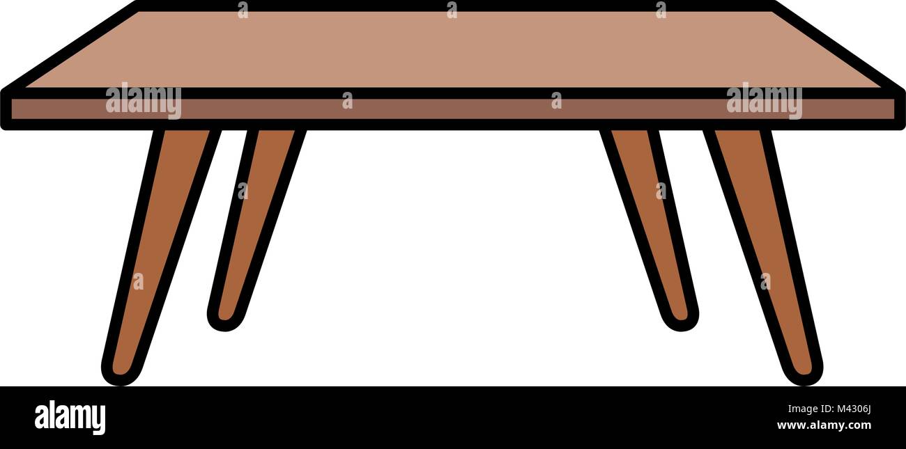 living room center table Stock Vector Image & Art - Alamy