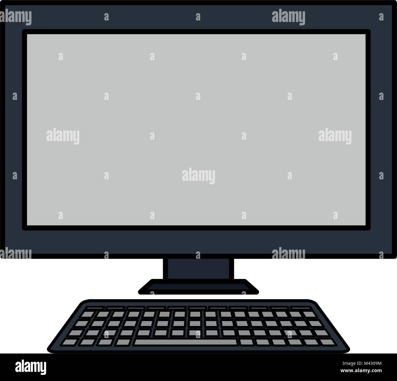 desktop computer display icon Stock Vector Image & Art - Alamy