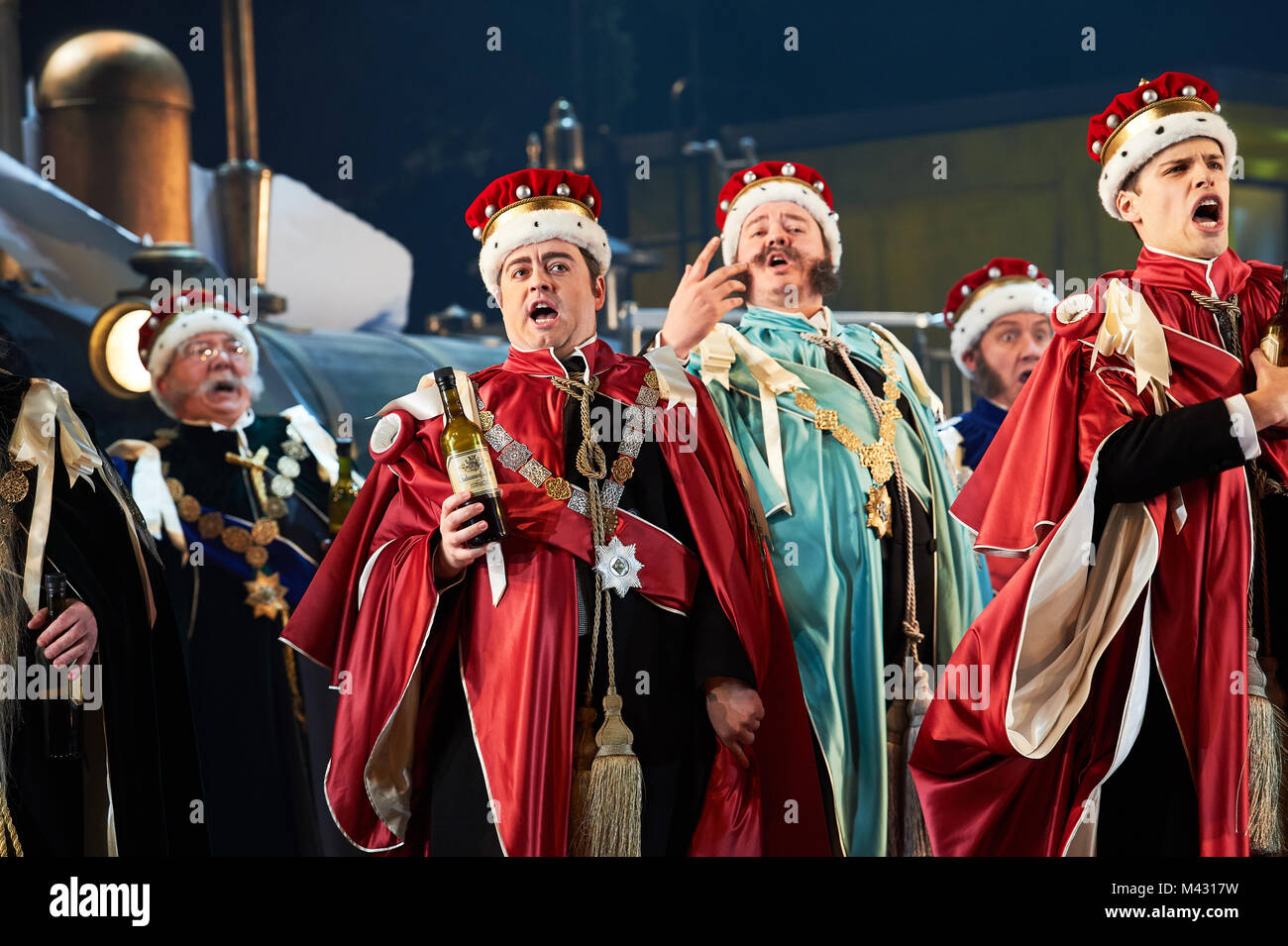 London, UK. 12 February 2018. Cal McCrystal directs a New Production of ...