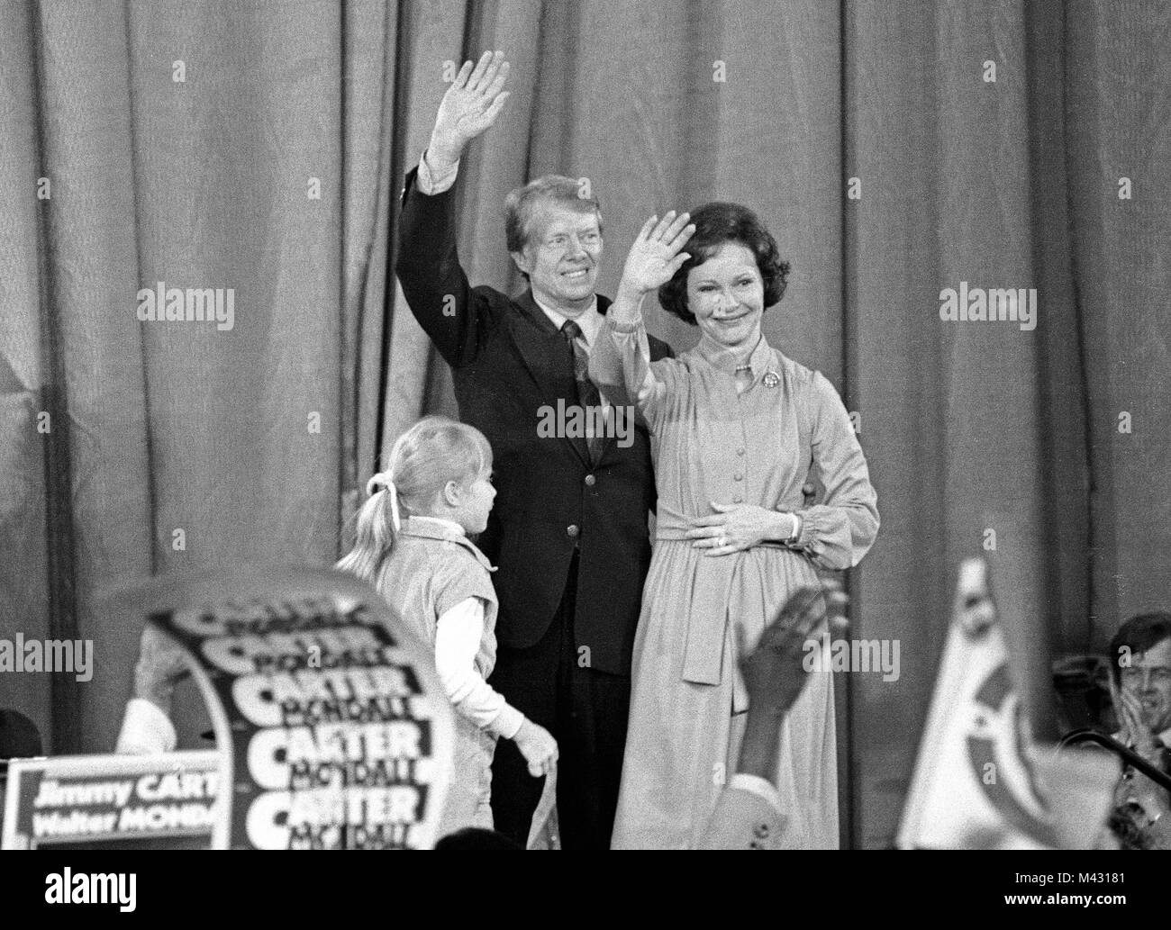 Jimmy carter, rosalynn carter Black and White Stock Photos & Images - Alamy