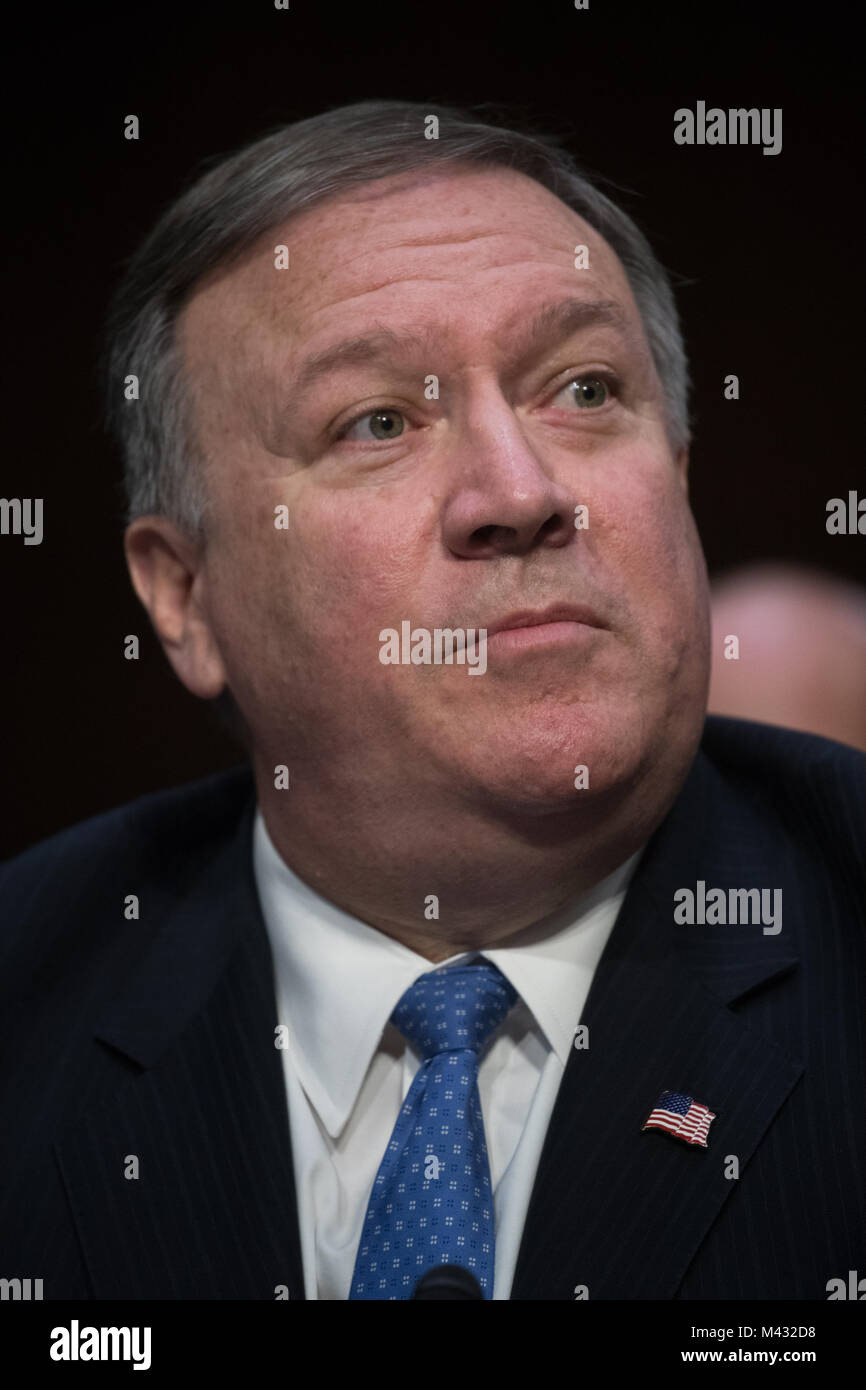 CIA Director Mike Pompeo testifies before the Senate Intelligence ...