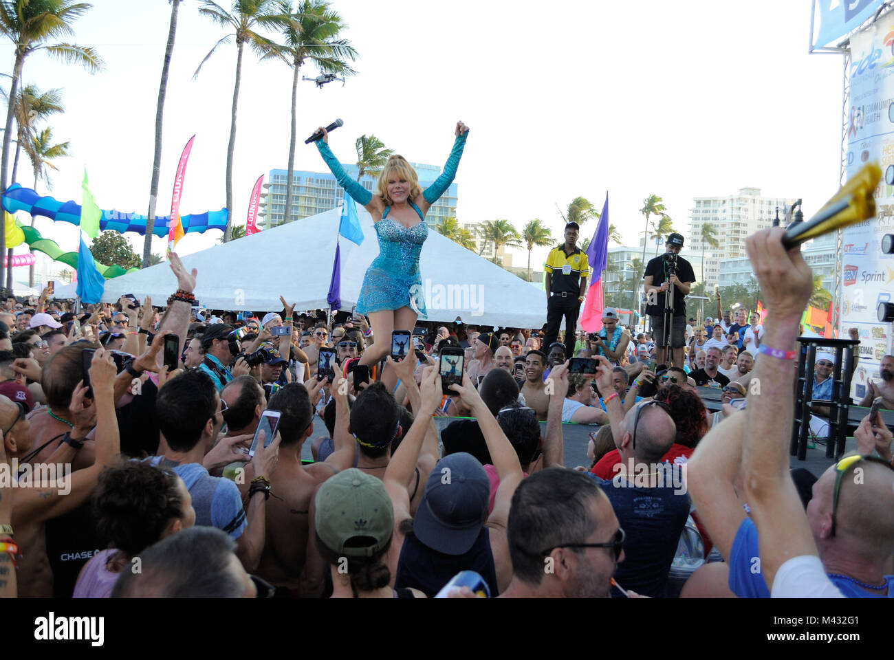 Fort Lauderdale Beach Pride Fort Lauderdale, Florida, USA. 11th Febuary ...
