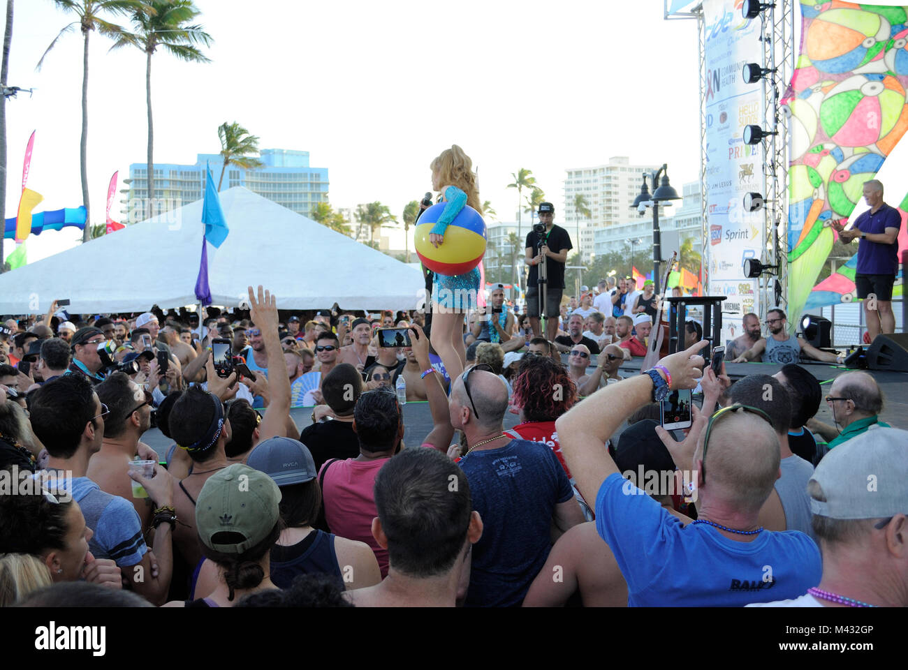 Fort Lauderdale Beach Pride Fort Lauderdale, Florida, USA. 11th Febuary ...