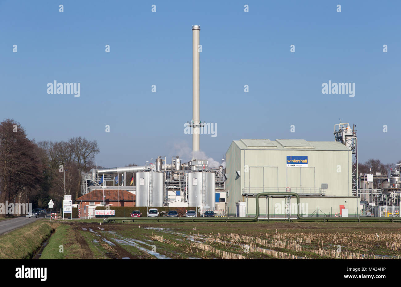 Emlichheim, Germany. 8th Feb, 2018. An exterior view of a Wintershall ...