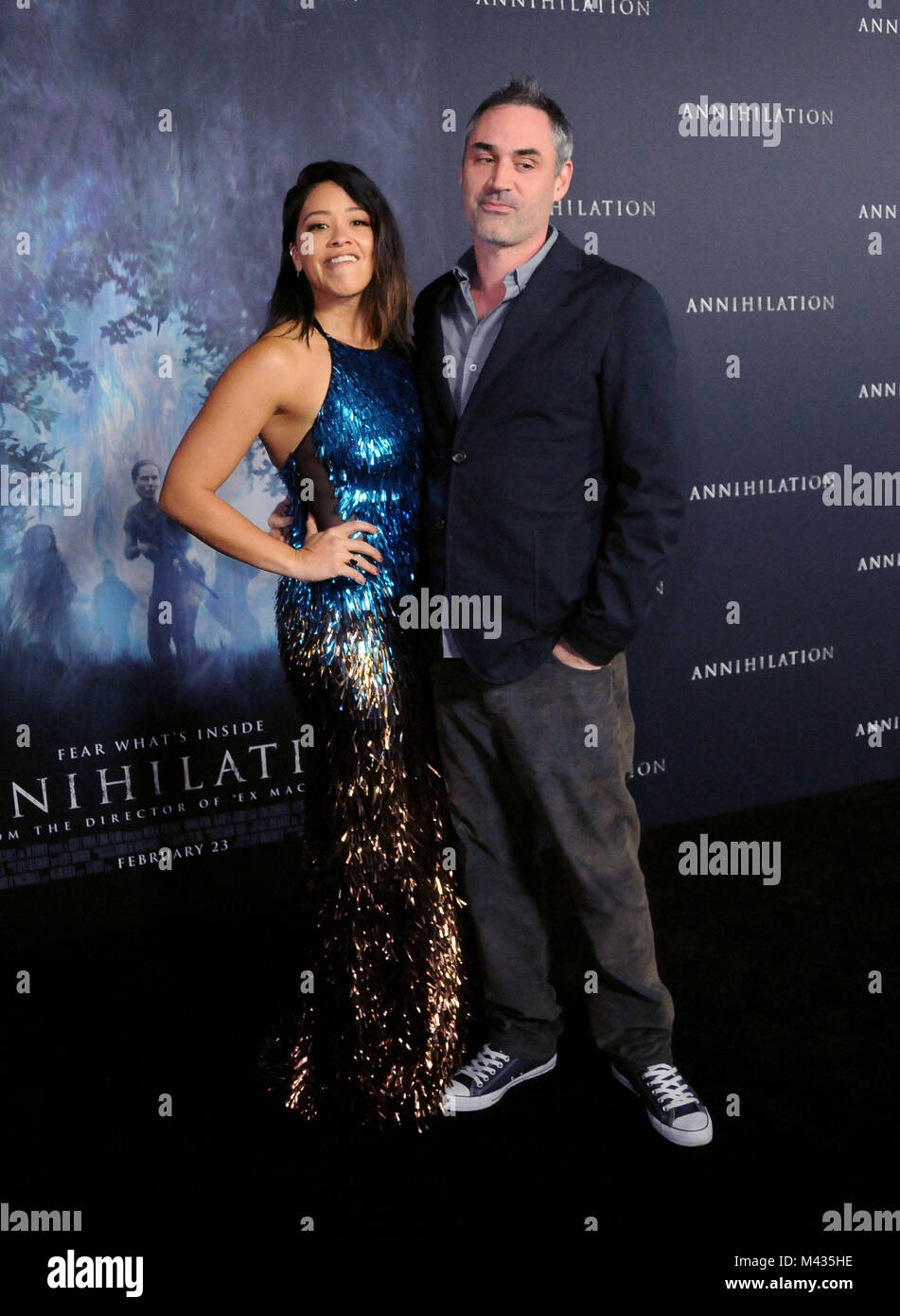 Los Angeles, California, USA. 13th February, 2018. (L-R) Actress Gina ...