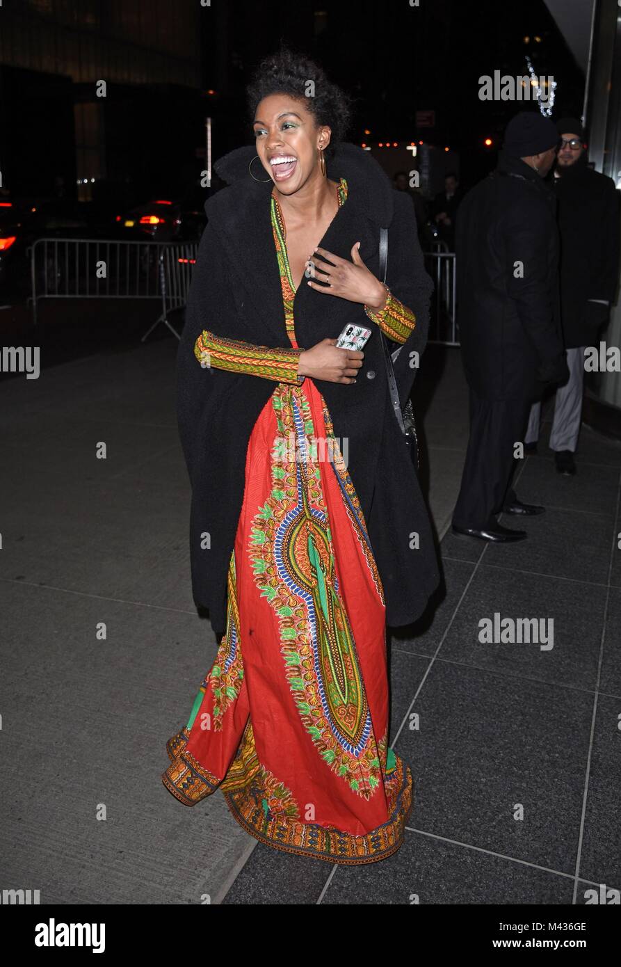 New York, NY, USA. 13th Feb, 2018. Condola Rashad at arrivals for ...