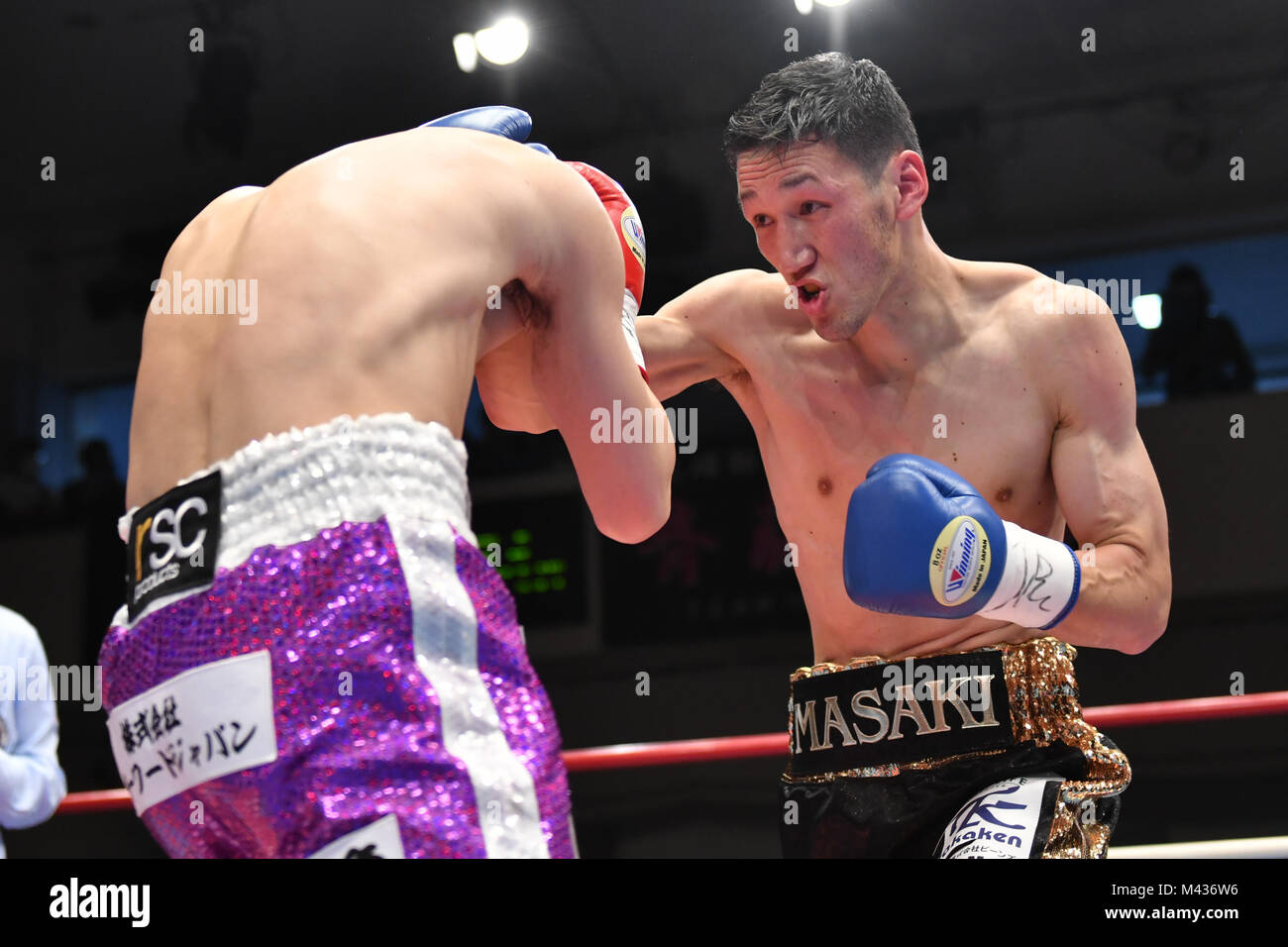 Tokyo, Japan. 8th Feb, 2018. (L-R) Shuichiro Yoshino, Masaki Saito (JPN ...