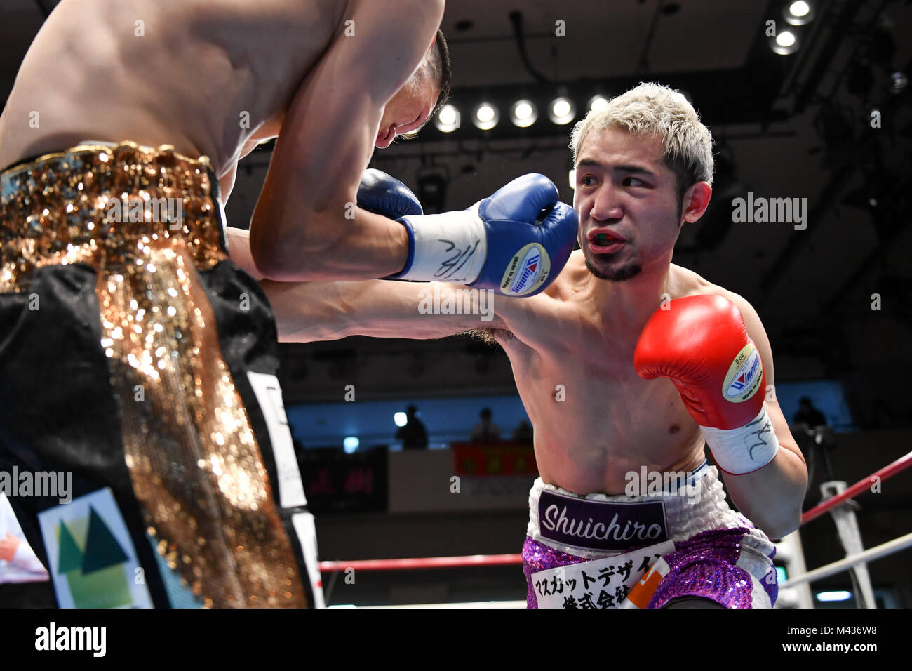 Tokyo, Japan. 8th Feb, 2018. (L-R) Masaki Saito, Shuichiro Yoshino (JPN ...
